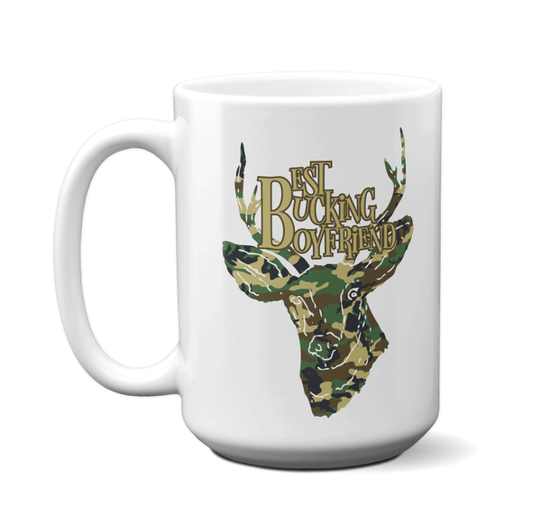 Best Bucking Boyfriend Funny Coffee Mug Tea Cup Deer Hunter Gift Idea ...